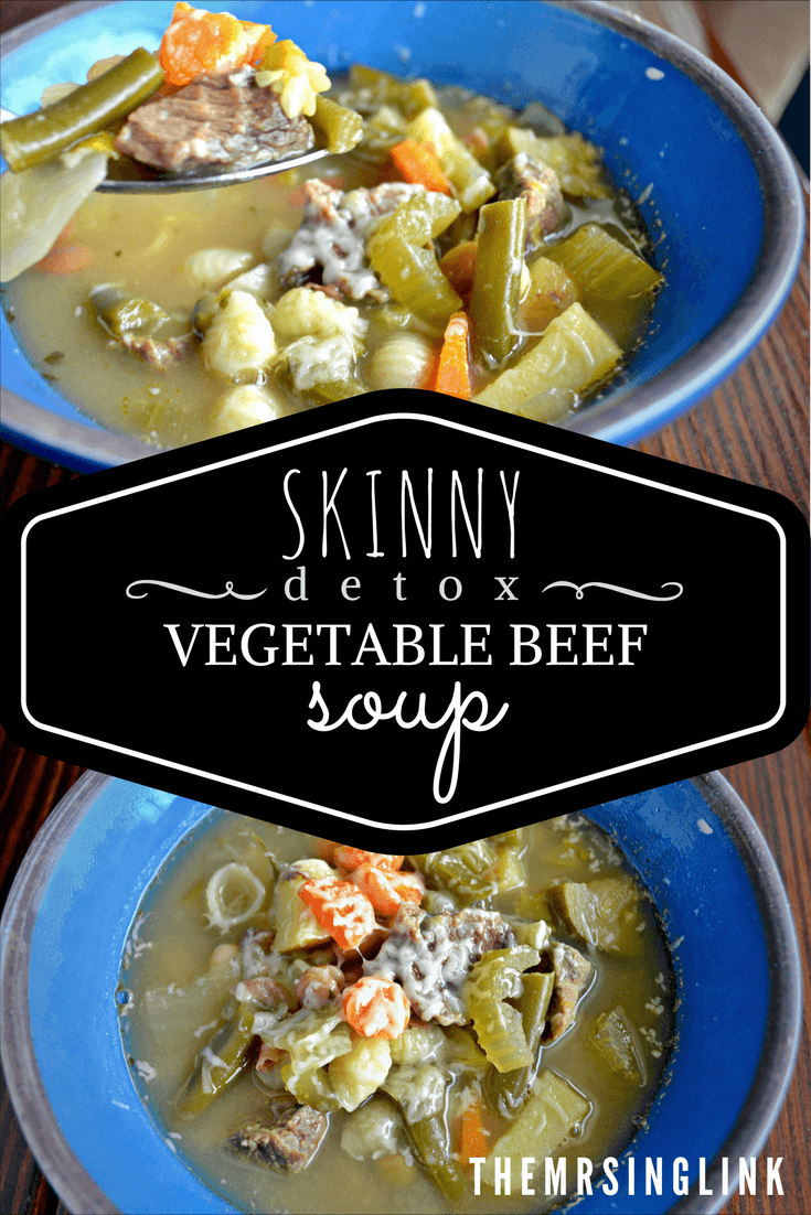 Skinny Detox Vegetable Beef Soup